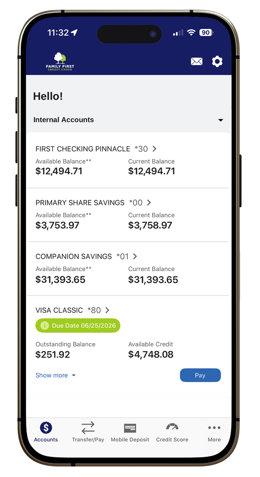 Banking, Mortgages & Loans | Family First Federal Credit Union